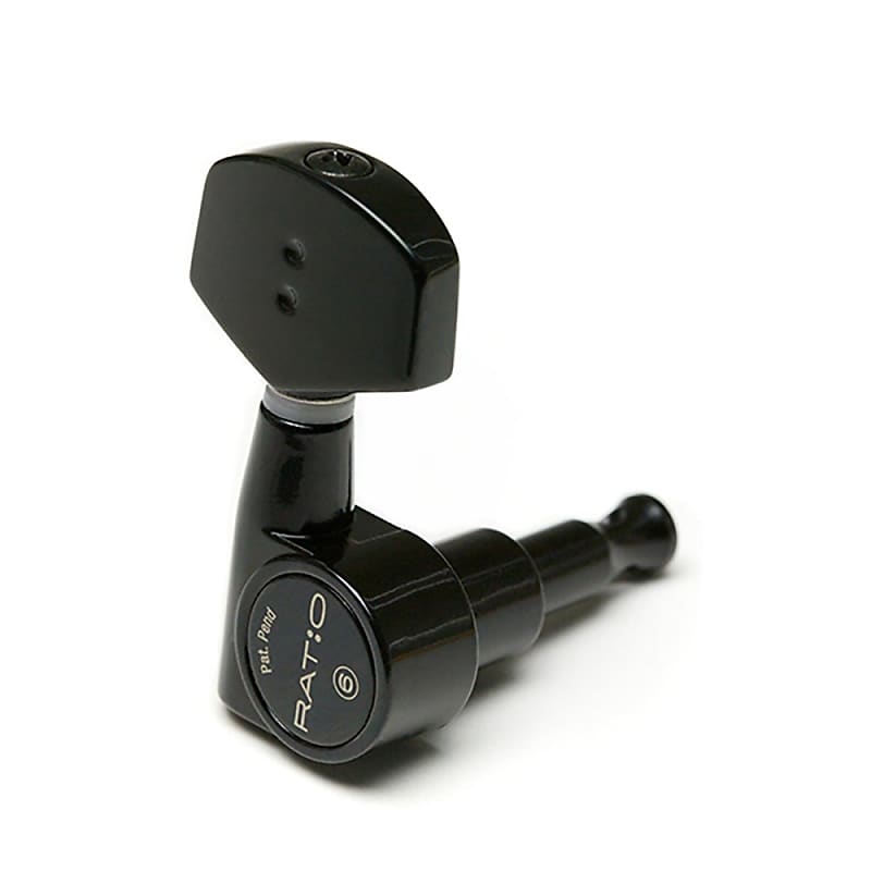 GraphTech Ratio Acoustic Guitar Machine Heads Black | Reverb