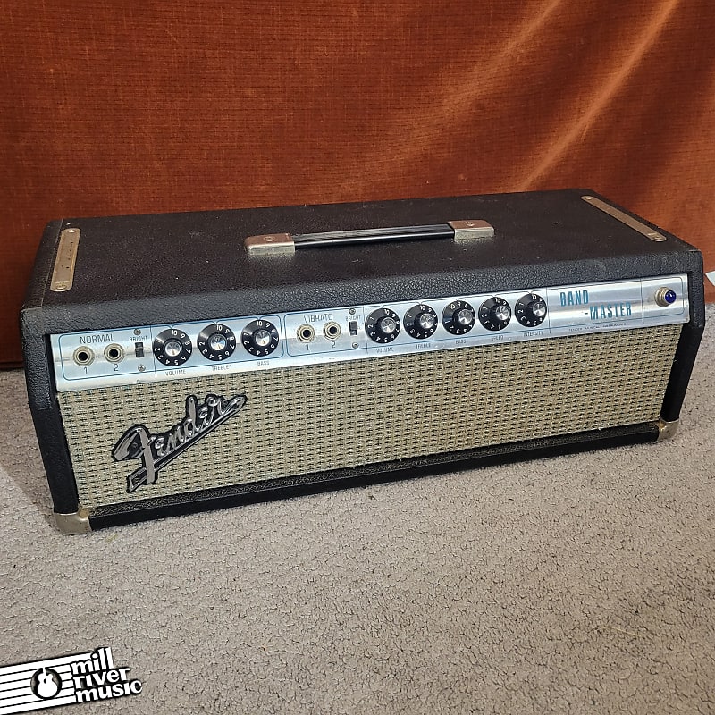 Fender Band-Master Silver Panel 1971 40W Amp Head | Reverb