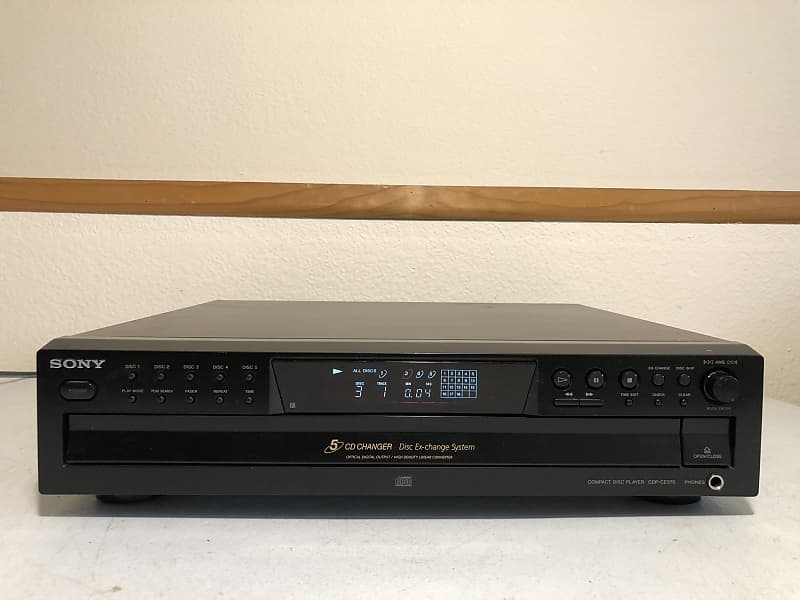 Sony CDP-CE375 CD Changer 5 Compact Disc Player HiFi Stereo | Reverb