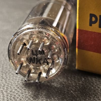 Philips E80CC 6085 - Pinched Waist, Foil Disc Getter, Copper | Reverb