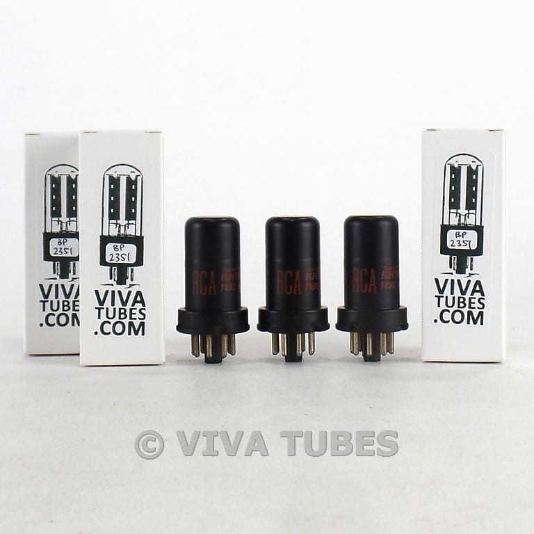 Tests NOS Date Matched Trio (3) RCA USA 6SQ7 Metal Vacuum | Reverb