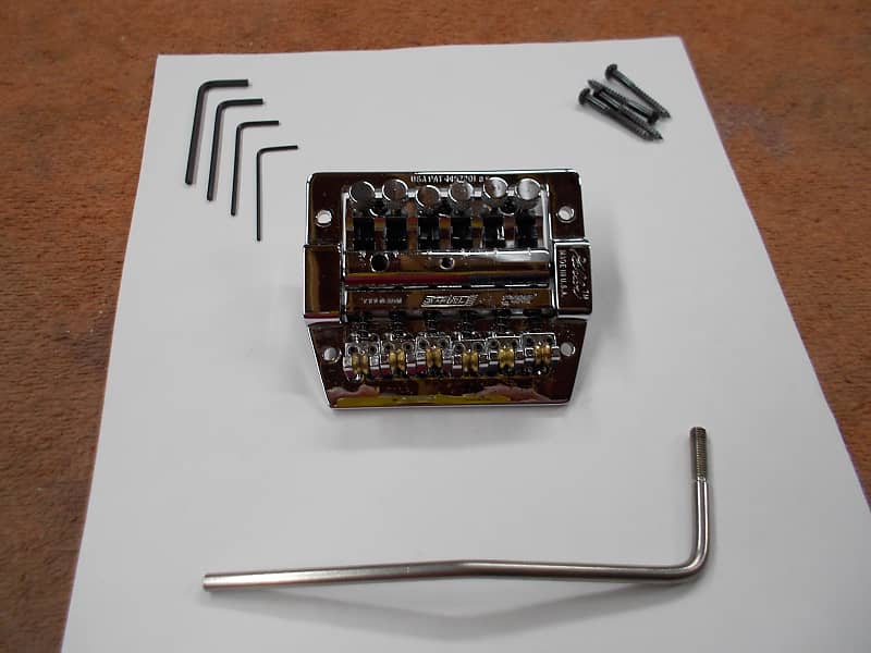 Original 80's Kahler USA 2330 Flyer RH Chrome Tremolo bridge | Reverb