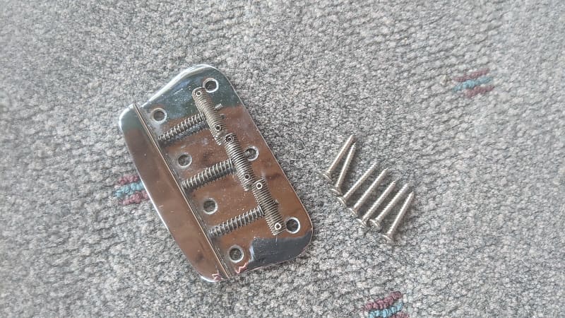 1960s vintage Fender Musicmaster Duo Sonic guitar bridge | Reverb UK
