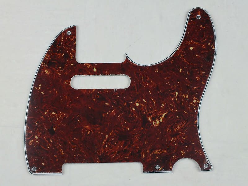 Red Brown Tortoiseshell Telecaster Scratch Plate Pickguard | Reverb
