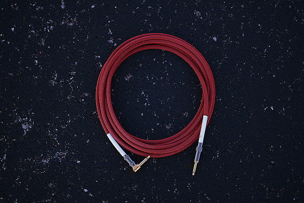 Runway Audio 15ft Instrument Cable ST-ST 2016 Red | Reverb