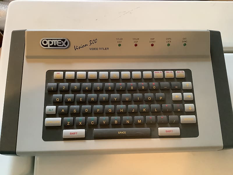 Optex Vision 300 Video Titler AS IS | Reverb