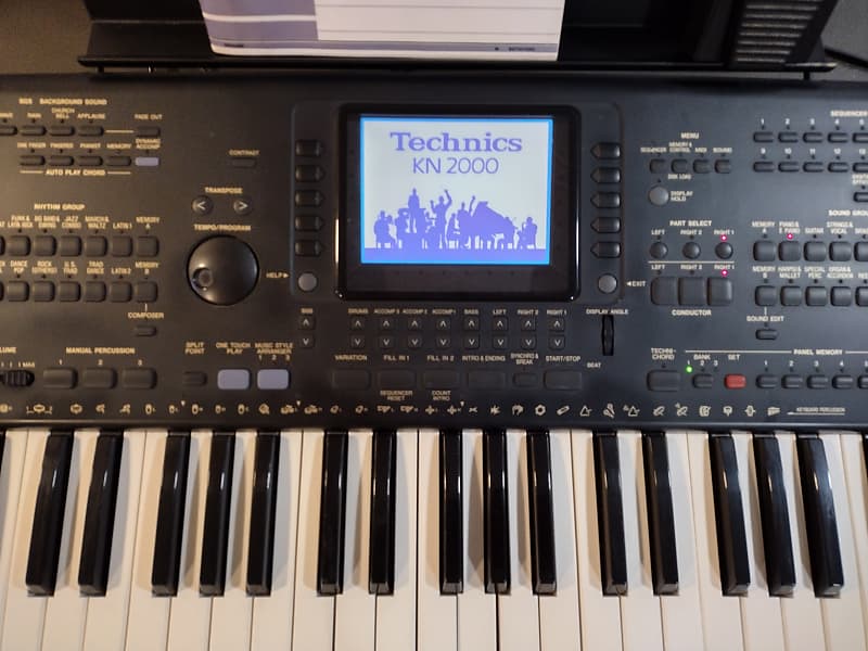 Technics KN2000 w/ carry case, manual, pedal | Reverb