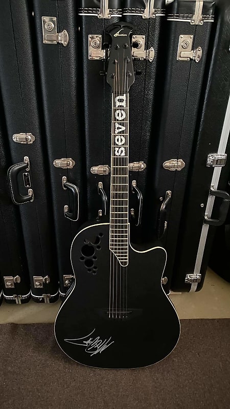 Ovation electro acoustic guitar Mick Thomson slipknot 2008 | Reverb