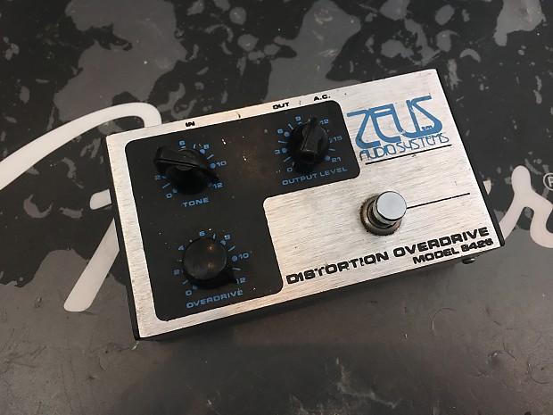 Super Rare Zeus Audio Systems Distortion Overdrive Model 8428 | Reverb