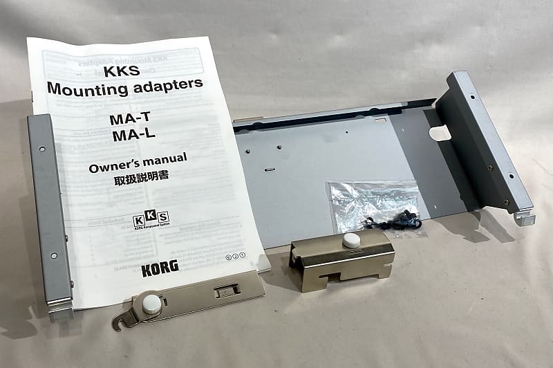 Korg M3 KKS Mounting Adapters w/ Mounting Hardware Grey | Reverb