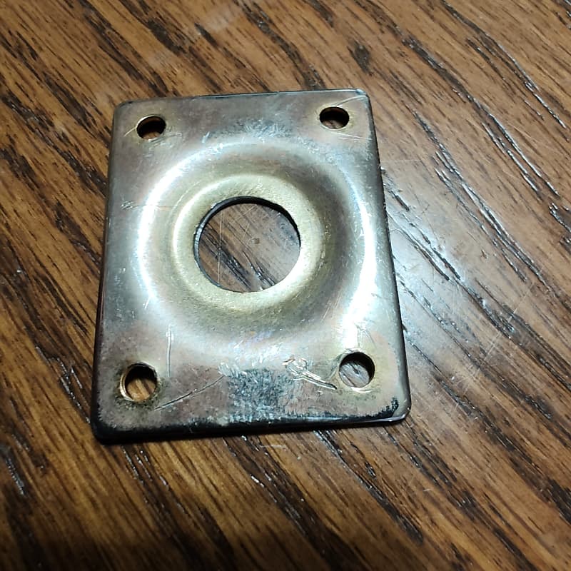 Ibanez vintage output plate, worn gold | Reverb