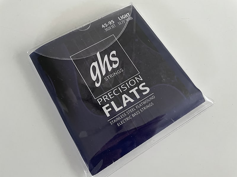 GHS Precision Flats - Short Scale Flatwound Bass Strings | Reverb
