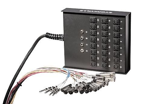 Yorkville SN-244PB Standard 24-Channel Snake w/XLR Sends & | Reverb