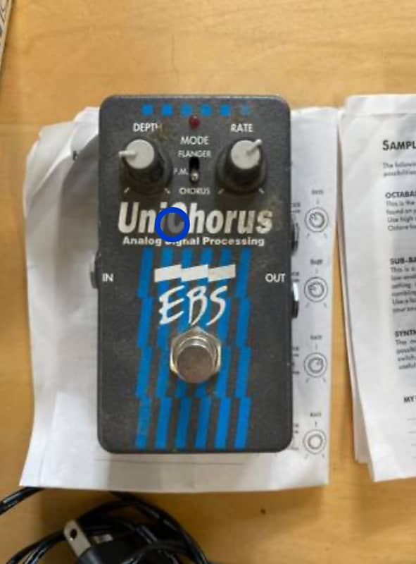 EBS Unichorus Flanger Pedal 2010’s | Reverb