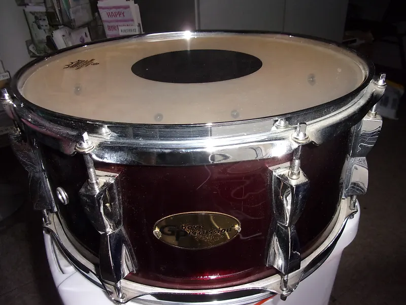 Groove Percussion 14" x 6" Snare Drum Wood Shell Burgundy | Reverb