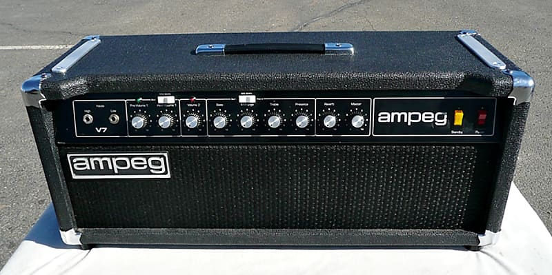 AMPEG V7 Tube Guitar Amplifier Head - Rare Ampeg V7 Guitar | Reverb