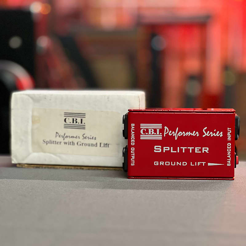 CBI Cables Performer Series XLR Splitter w/ Ground Lift red | Reverb
