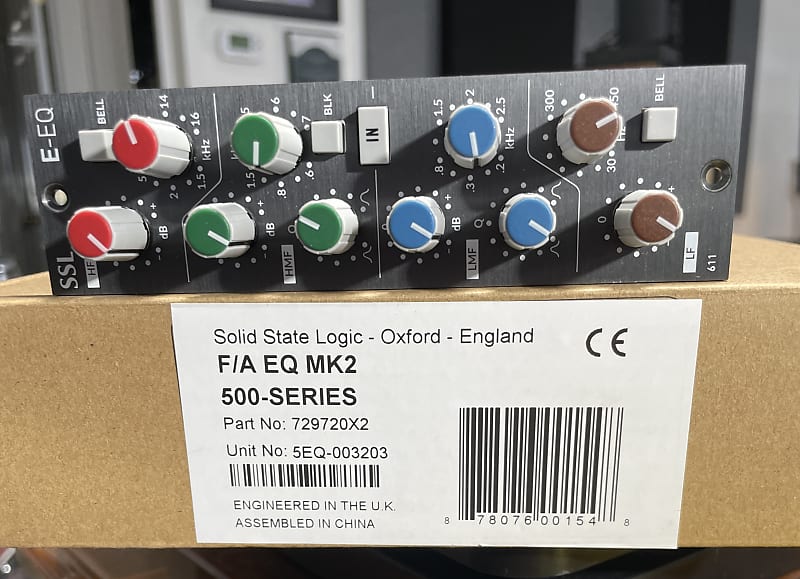 Solid State Logic E-Series Mk2 EQ 500-Series Module 2023 | Reverb