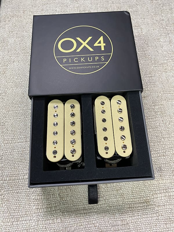 OX4 BEANO Humbucker Pickups Set - Cream | Reverb