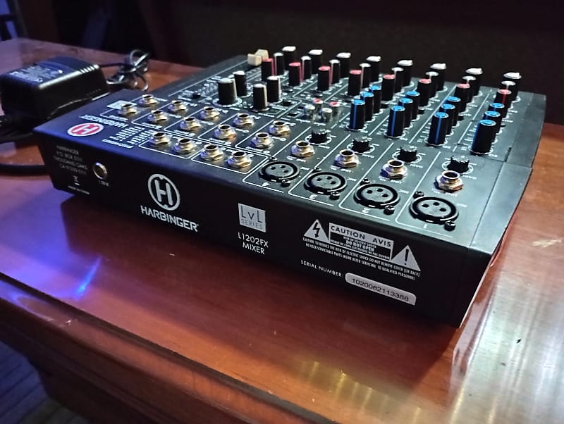 Harbinger 12-Channel Compact Mixer with Effects L1202FX | Reverb