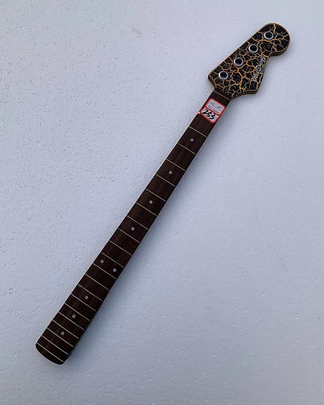 Diy Custom 4 String Bass Maple Neck Rosewood Fingerboard Reverb