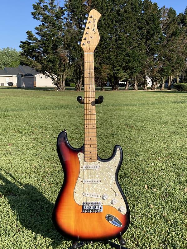 Harmony H80t - Sunburst strat copy | Reverb