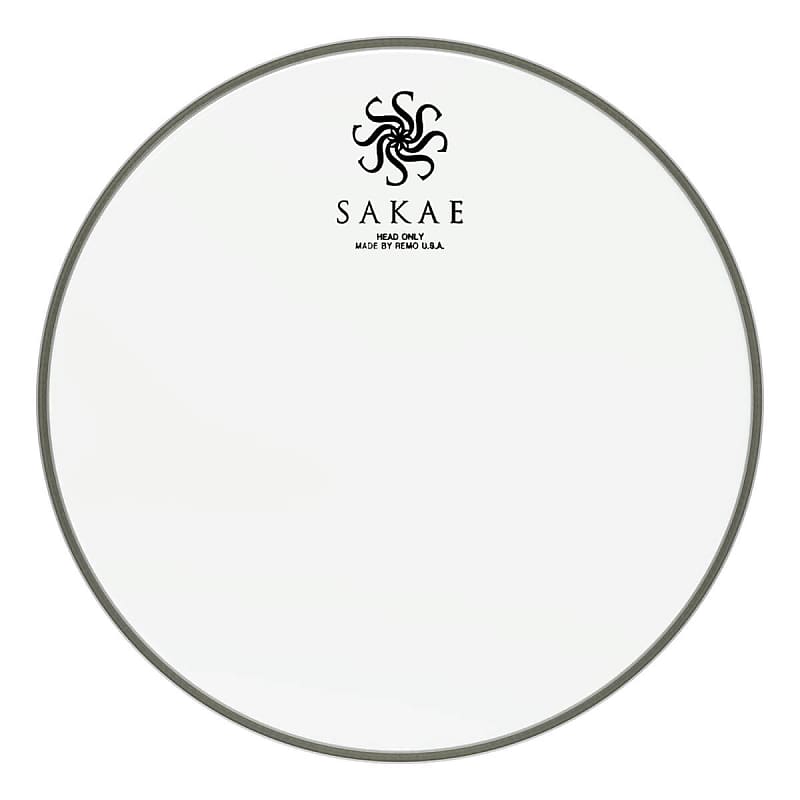 Sakae Logo Head: Snare Side Ambassador Hazy 13" | Reverb
