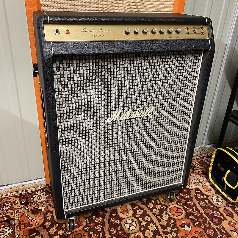 Vintage 1970s Marshall Bass 100 Solid State 4x12 Combo Model | Reverb
