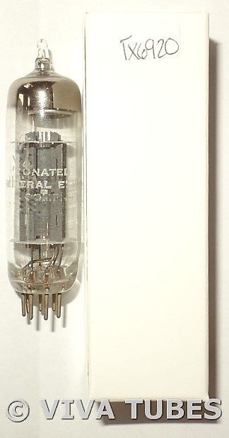 NOS GE USA 12X4 Gray Plate Top O Get Vacuum Tube 100+% | Reverb