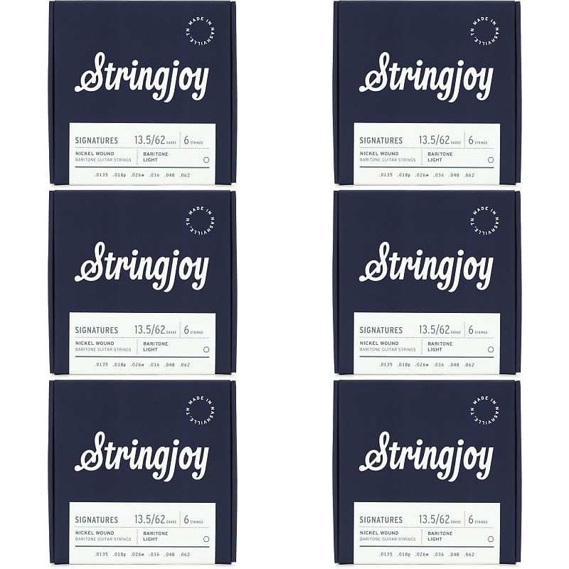 Stringjoy Signatures Nickel-wound Balanced Electric Baritone | Reverb