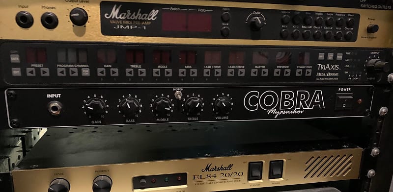 Myasnikov Cobra preamp rackmount rack after Framus Cobra rare | Reverb