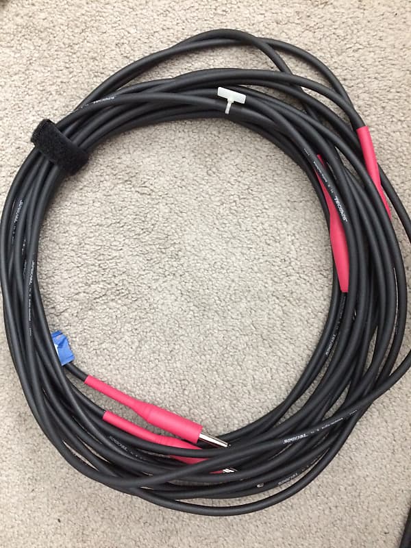 Supercable by audio-technica black w/ red ends 2@5 ft. 2@20 | Reverb