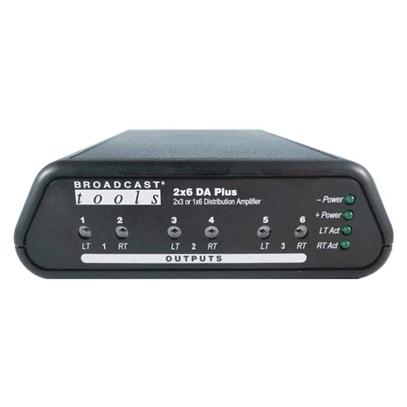 Broadcast Tools 2x6 DA Plus Analog Distribution Amplifier | Reverb