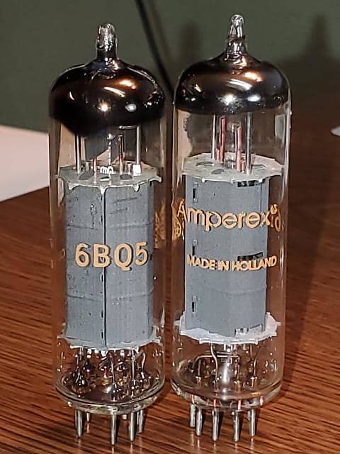 6BQ5/EL84 Amperex MaxiMatcher2 matched pair (2) tube lot | Reverb
