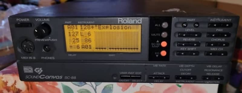 Roland SC-88 1994 - Plastic | Reverb