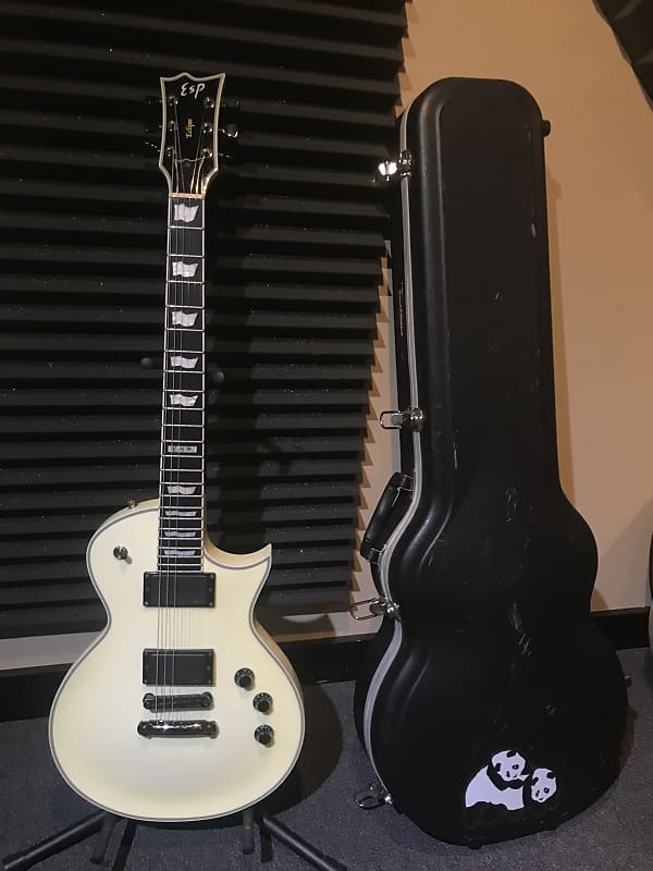 ESP Standard Eclipse-II 2009 Alpine White w/Hard Case | Reverb