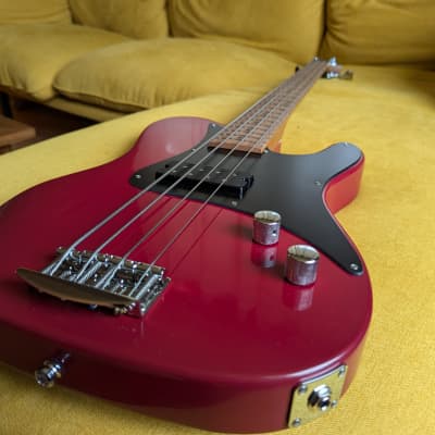 Warmoth Telecaster Bass - Cardinal Red Gloss | Reverb