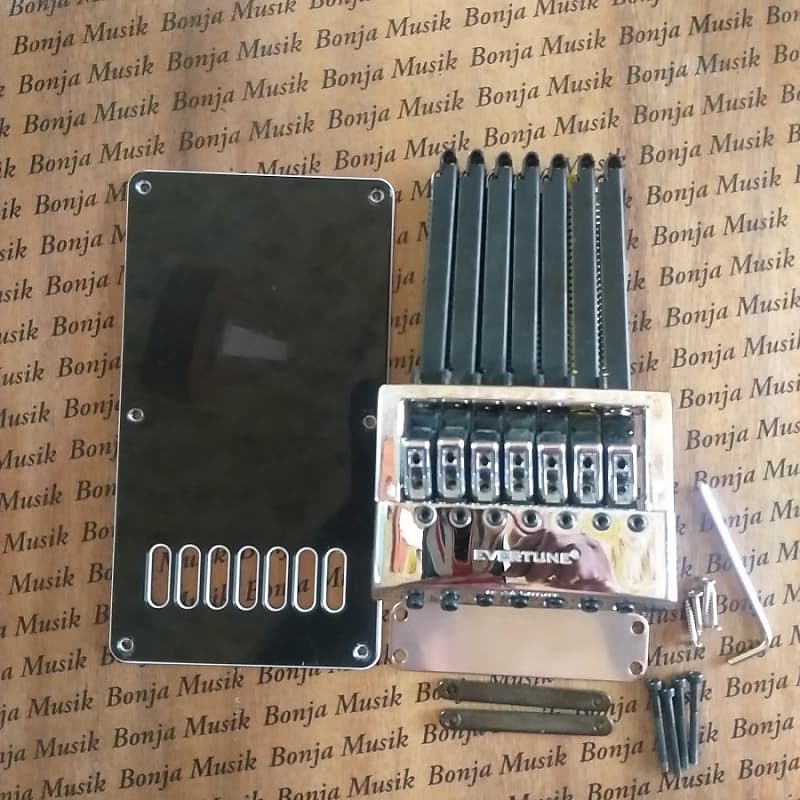 Evertune F7 Model 7 String Guitar Bridge Chrome | Solar | Reverb