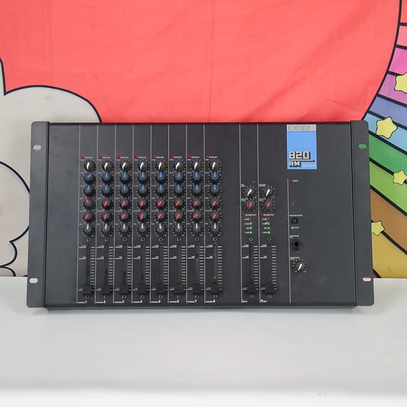 Used DOD 820RM 8 Channel Rack Mount MIxer, Power Supply | Reverb