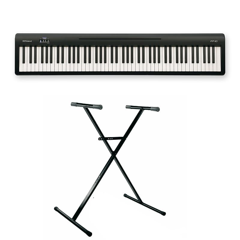 Pack Roland FP-10 - Piano numérique + Stand en X | Reverb