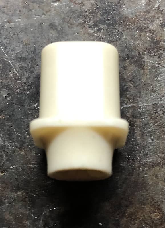 Daka-Ware 1950’s top hat switch knob- Ivory | Reverb