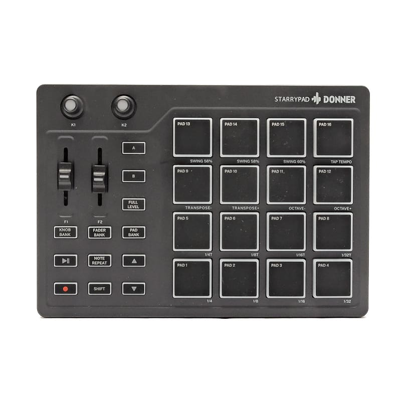 Donner - StarryPad - USB MIDI Pad Controller w/ Cable - x4163 | Reverb