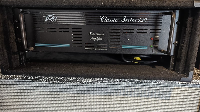 Peavey Classic 120 Tube Power Amp 1990s black | Reverb