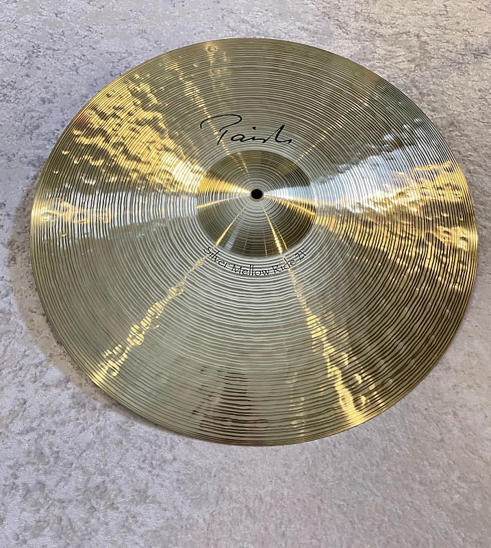 21" Paiste Silver Mellow Ride Cymbal 2558g | Reverb