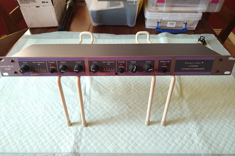 APHEX 108 Easyrider 2 Channel Automatic Compressor W/Power | Reverb