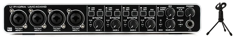 Behringer U-Phoria UMC404HD USB Audio Interface Bundle with | Reverb