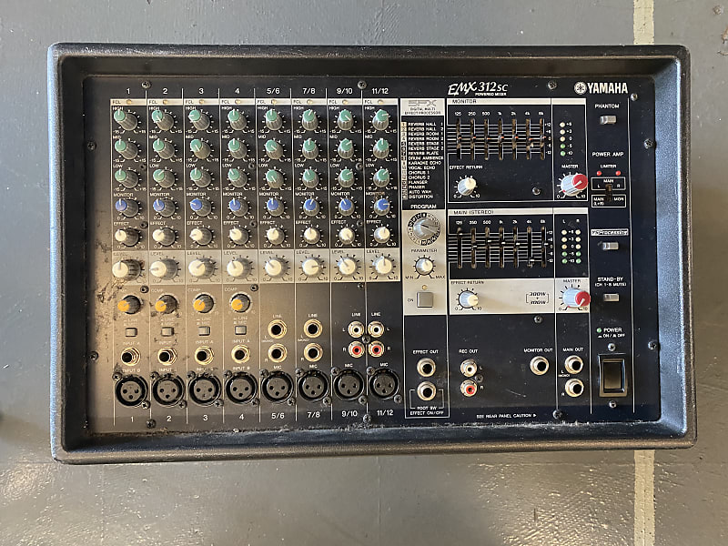Yamaha EMX 312sc powered mixer | Reverb