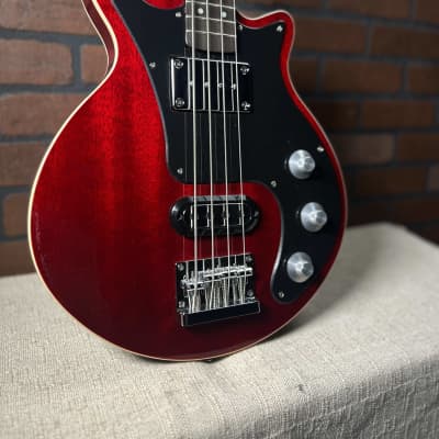 Brian May BMG Bass - Cherry Red | Reverb