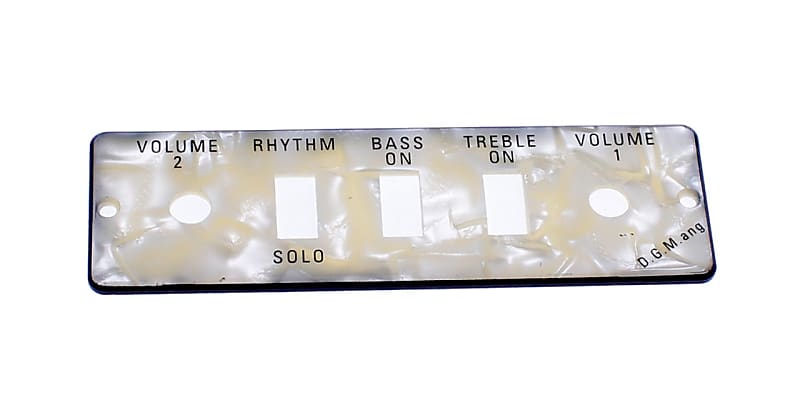 Genuine Hofner Control Panel Plate - CREAM PEARL, #HA2B-P | Reverb