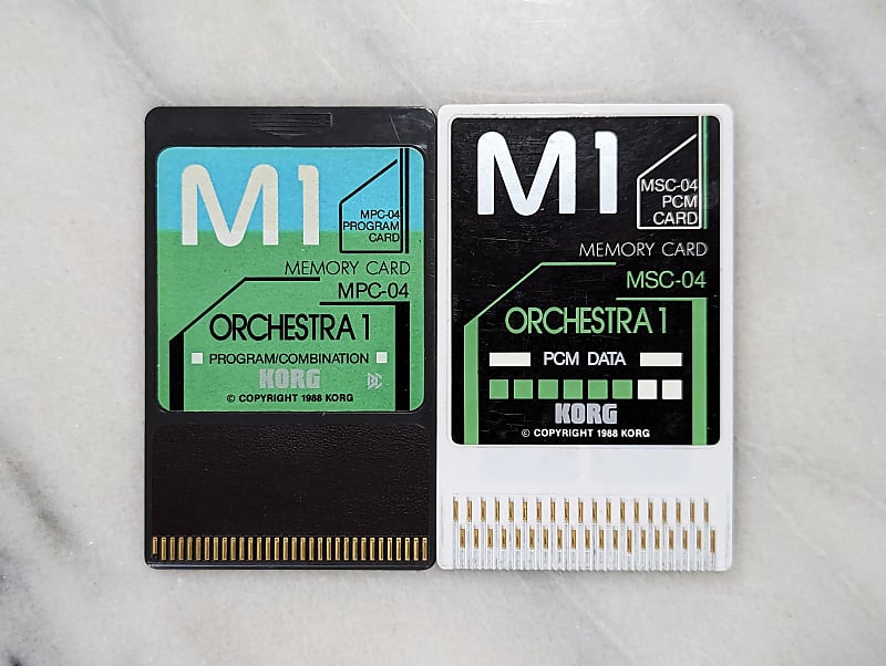 Korg M1 Orchestra 1 MPC-04 ROM Memory Cards | Reverb